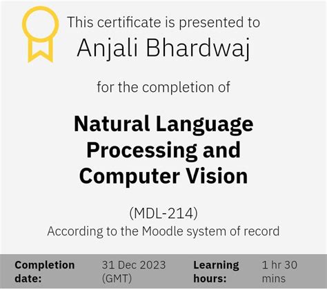 Anjali Bhardwaj On Linkedin Nlp Computervision Ibm