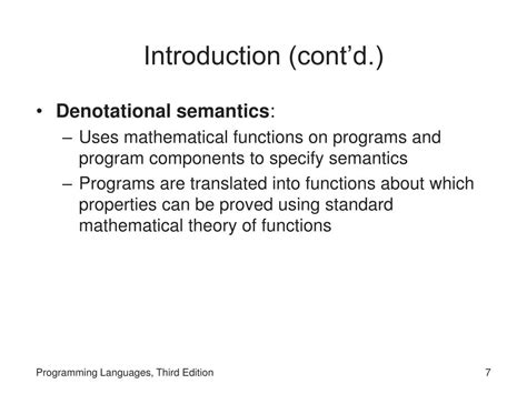 Ppt Programming Languages Third Edition Powerpoint Presentation Free