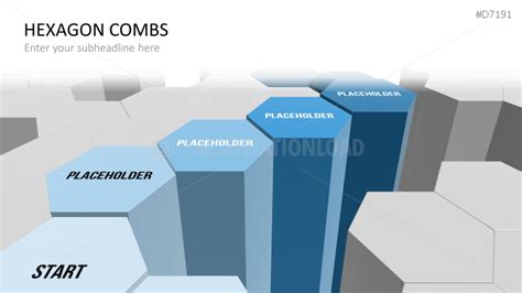 Hexagon Waben Powerpoint Vorlage Presentationload