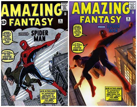 Art Alex Ross Pays Tribute To Spider Man S First Appearance Major
