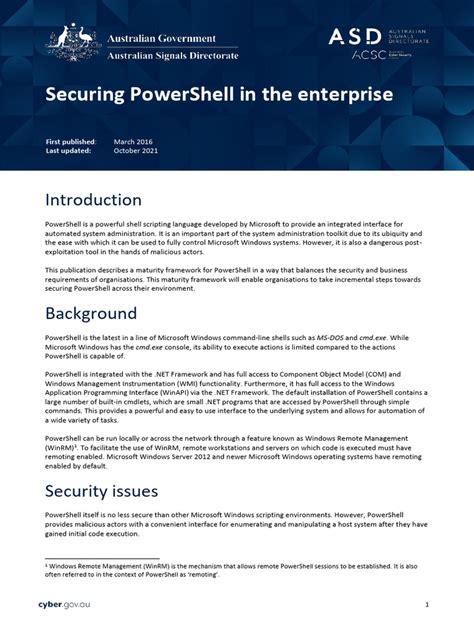 Securing Powershell In The Enterprise October 2021 Pdf Windows Registry Group Policy