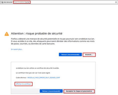 securite creer un certificat auto signe avec openssl pour apache sur