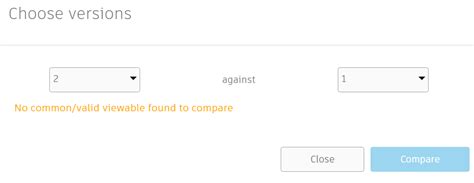 Unable To Use Compare Versions Feature On Fusion 360 Web Autodesk Community