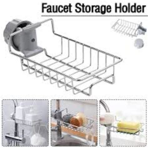 Faucet Sink Rack Rag Drain Storage Rack Household Kitchen Toilet