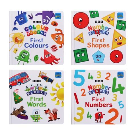 Numberblocks Alphablocks And Colourblocks First Collection 4 Books Set