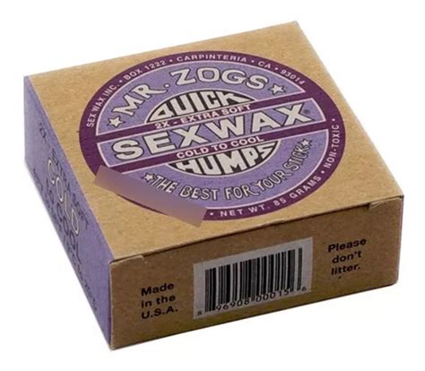 Parafina Sex Wax Sexwax Mr Zogs Água Gelada Fria Unidade Mercadolivre