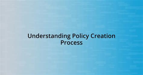 What Works For Me In Policy Creation 20 Trivia Questions And Answers