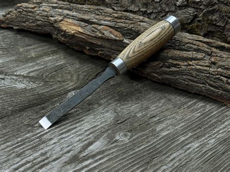 Wood Carving Chisel Razor Sharp Blade 10mm 50mm Hand Forged From