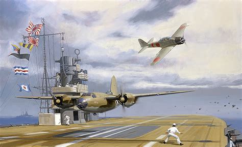Battle Of Midway Painting