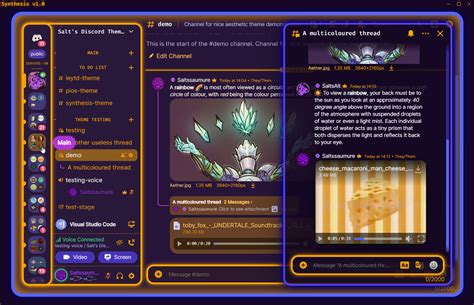 GitHub Saltssaumure Synthesis Discord Theme A Vibrant Neon Synthwave