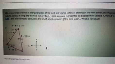 Solved Find The Magnitudes Of Velocities Va And Ug In Chegg