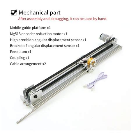 Planche de pendule inversé linéaire PID usinage tout métal pendule