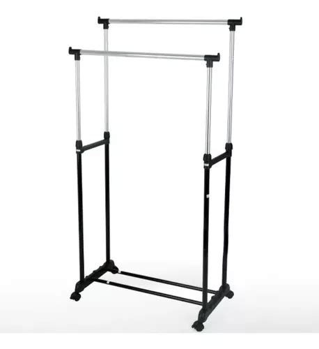 Arara Roupa Cabideiro Inox Sapateira Prateleira Dupla Rodas Parcelamento Sem Juros