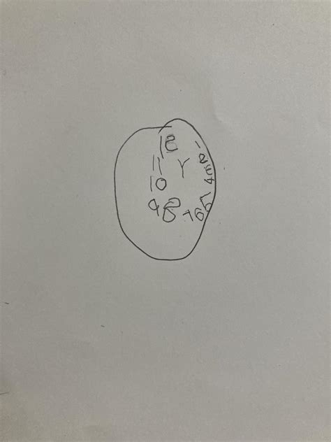 My Son Drew This Clock In Kindergarten Today Rhannibaltv