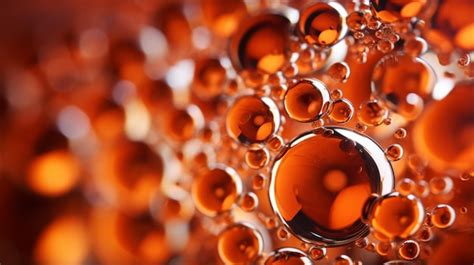 Premium Ai Image Cola Bubbles Soda Bubble Carbonation Liquid Bubbles Captivating Bubble Spheres