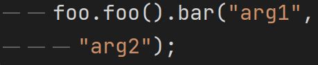 Control Indentation In Java Multiline Method Calls In IntelliJ Stack