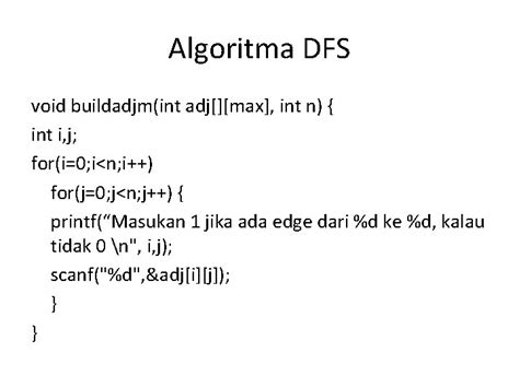 Algoritma Bfs Dan Dfs Team Fasilkom Algoritma Graph