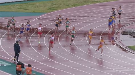 女子4x100mr準決勝1組 2023千葉県高校総体 Youtube