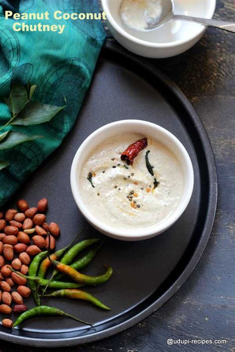 Peanut Chutney Groundnut Chutney Best With Idli Dosa Udupi Recipes