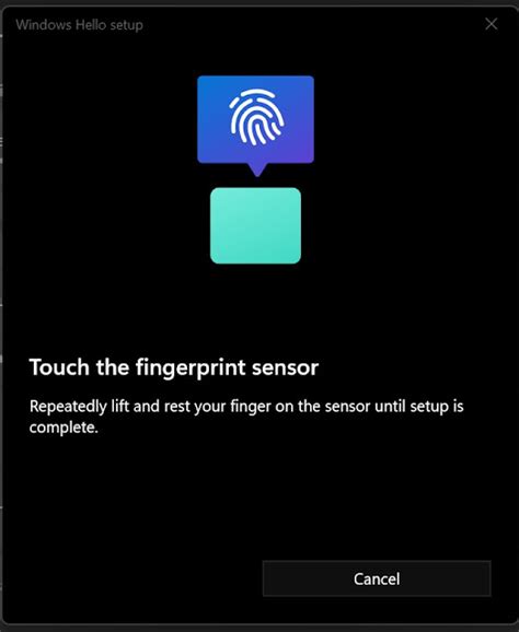 How To Setup Windows Hello Fingerprint Option In Windows 11