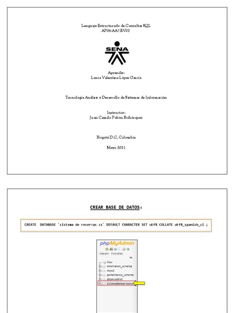 Lenguaje Estructurado De Consultas Sql Pdf Gestión De Datos