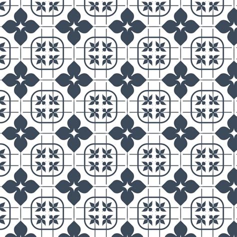 Premium Vector Tile Pattern Colourful Decorative Floral Seamless