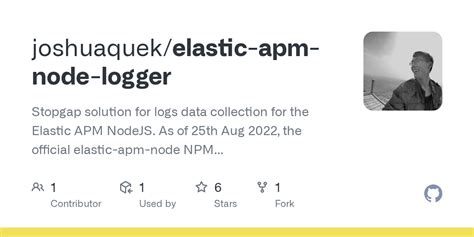 Github Joshuaquekelastic Apm Node Logger Stopgap Solution For Logs
