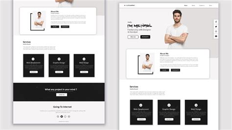 How To Create A Portfolio Website Using Html And Css Step By Step In My Xxx Hot Girl