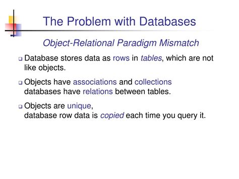Ppt Object Persistence And Object Relational Mapping Powerpoint Presentation Id5611302