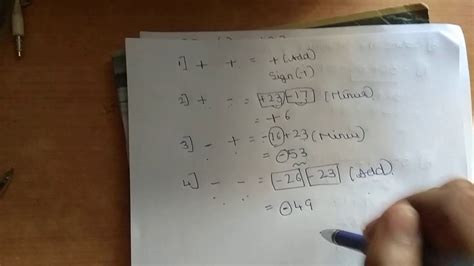 Examples Of Solving Integers Youtube