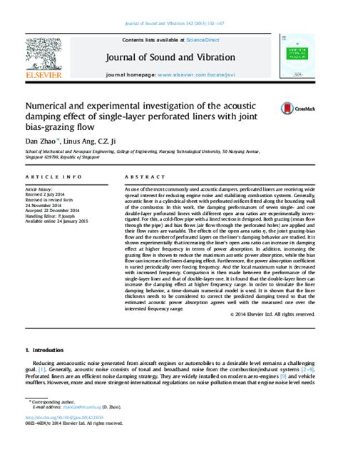 Pdf Numerical And Experimental Investigation Of An Airfoil With Load