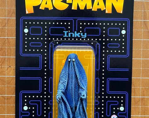 Pac Man Ghost Inky Etsy
