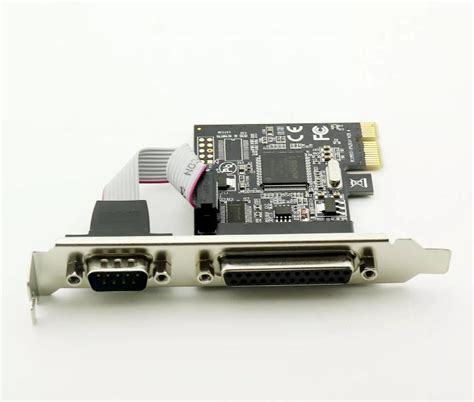 Pci E Express To Rs232 Serial Port Com Db25 Printer Parallel Port Lpt Ict Spareparts