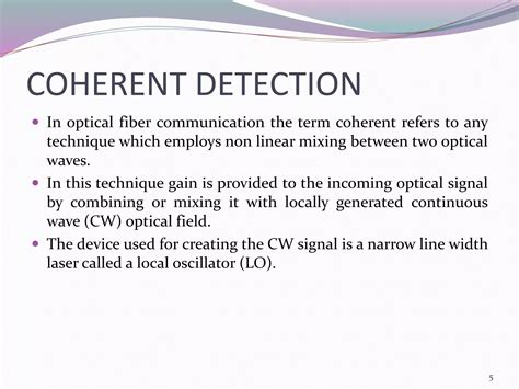 Optical Heterodyne Detection Pptx
