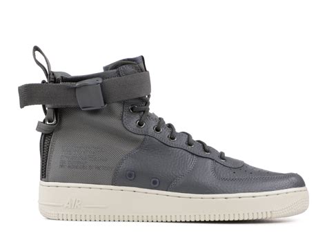 SF Air Force 1 Mid 'Dark Grey' - Nike - 917753 004 - dark grey/dark ...