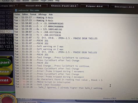 Softlimit Warning Avec Mach3