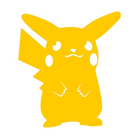 Pikachu Decal Pikachu Clipart Pokemon Decal Pokeball Etsy