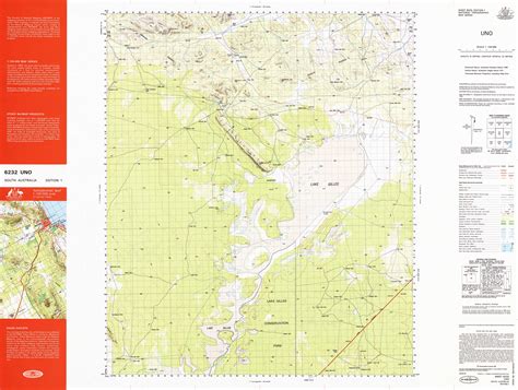 Buy 6232 Uno 1 100k Topographic Map