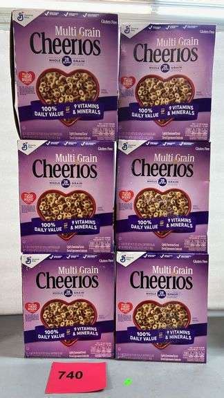6 Packs Of Cheerios 2 Boxes Per Pack Earls Auction Company