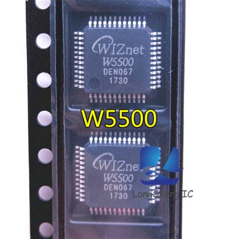 5pcs New W5500 Lqfp48 Network Hardware Chip Ebay