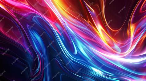 Modern Abstract Wavy 3d Background And Wallpaper Design Ai Generated Premium Ai Generated Image