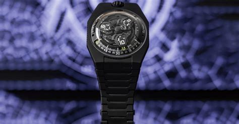 Urwerk Drops Sleek New Ur 100 Luxury Watch In Black Titanium Maxim