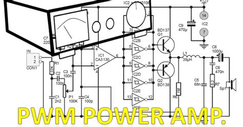 Pwm Power Amplifier Sebuah Audio Amplifier Yang Memanfaatkan Komponen