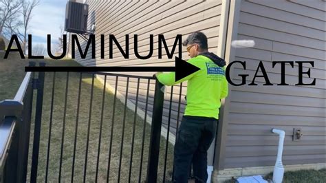 Cómo instalar FACIL una puerta de aluminio Aluminum gate YouTube