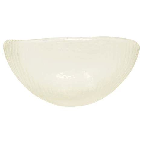 Vintage Murano Art Glass Bowl With Battuto Surface At 1stdibs