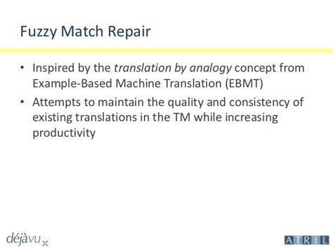 Deepminer Advanced Leveraging Integrating Translation Memories An