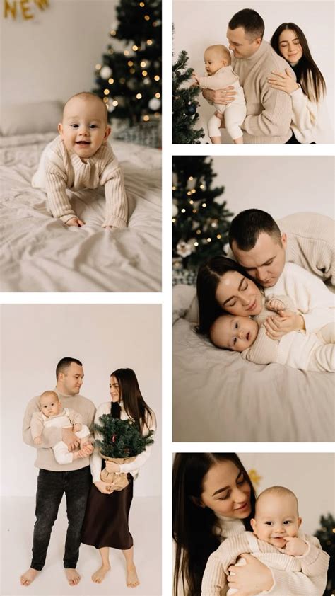 Семейная новогодняя фотосессия Семейные новогодние фотографии