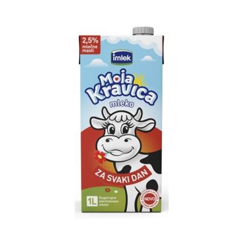 Imlek Moja Kravica Mleko Trajno 25mm 1l Tb