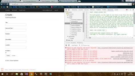 Mvc Mvc Jquery Is Not Defined Stack Overflow
