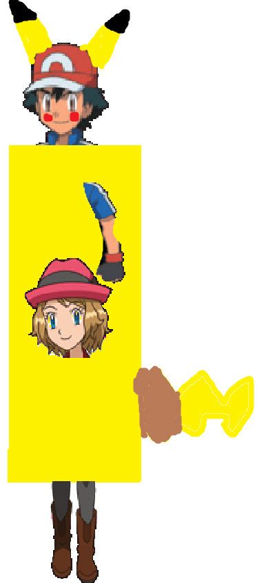 Ash And Serena Disguised As Pikachu By Cozyglow Sweetie Tf On Deviantart